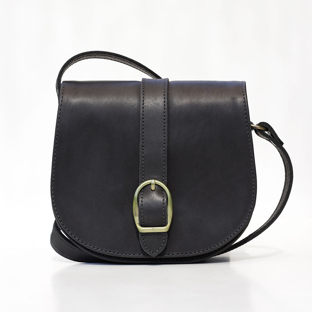 Pequeña Pescadora: Cartera-Bandolera de cuero - Surco Diseño